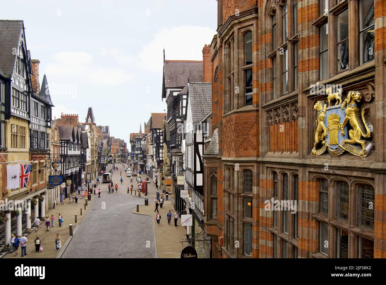 The Town Centre of Chester, United Kingdom, England Stock Photo - Alamy