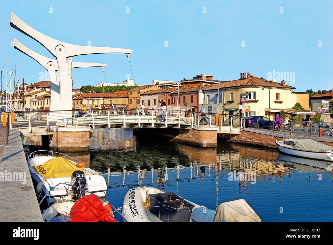 Fishing village Cervia, Italy, Emilia Romagna, Cervia Stock Photo - Alamy