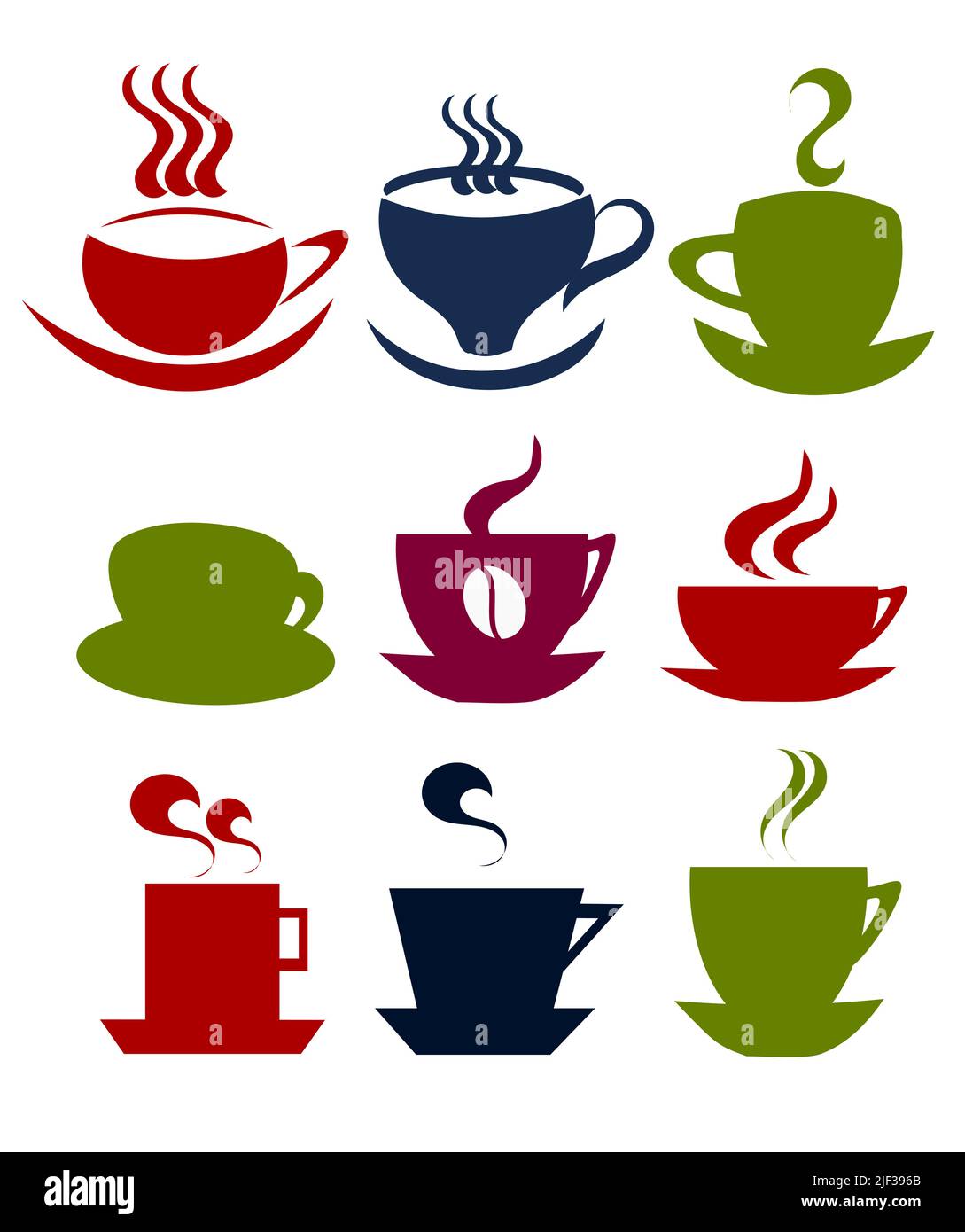 Coffee cups collection. Elements for design Stock Vector Image & Art ...