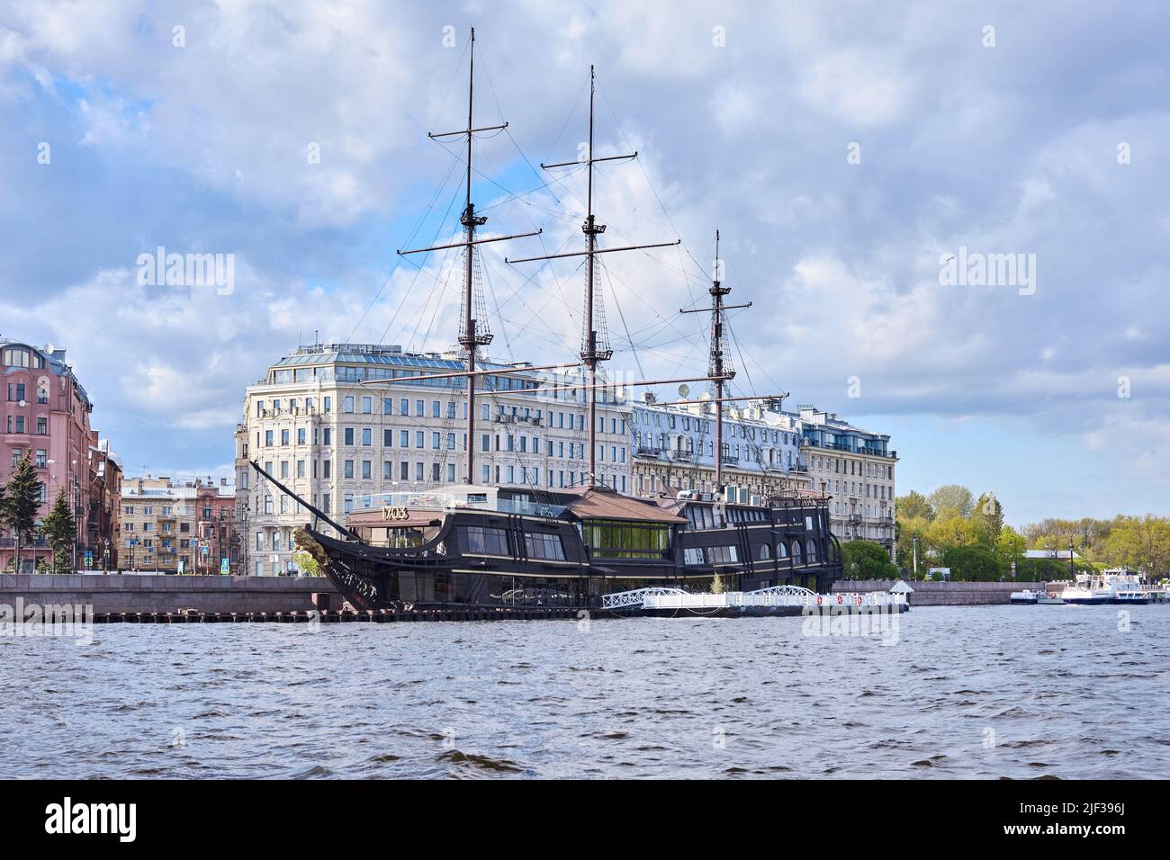 View of various cityscapes from the water Stock Photo - Alamy