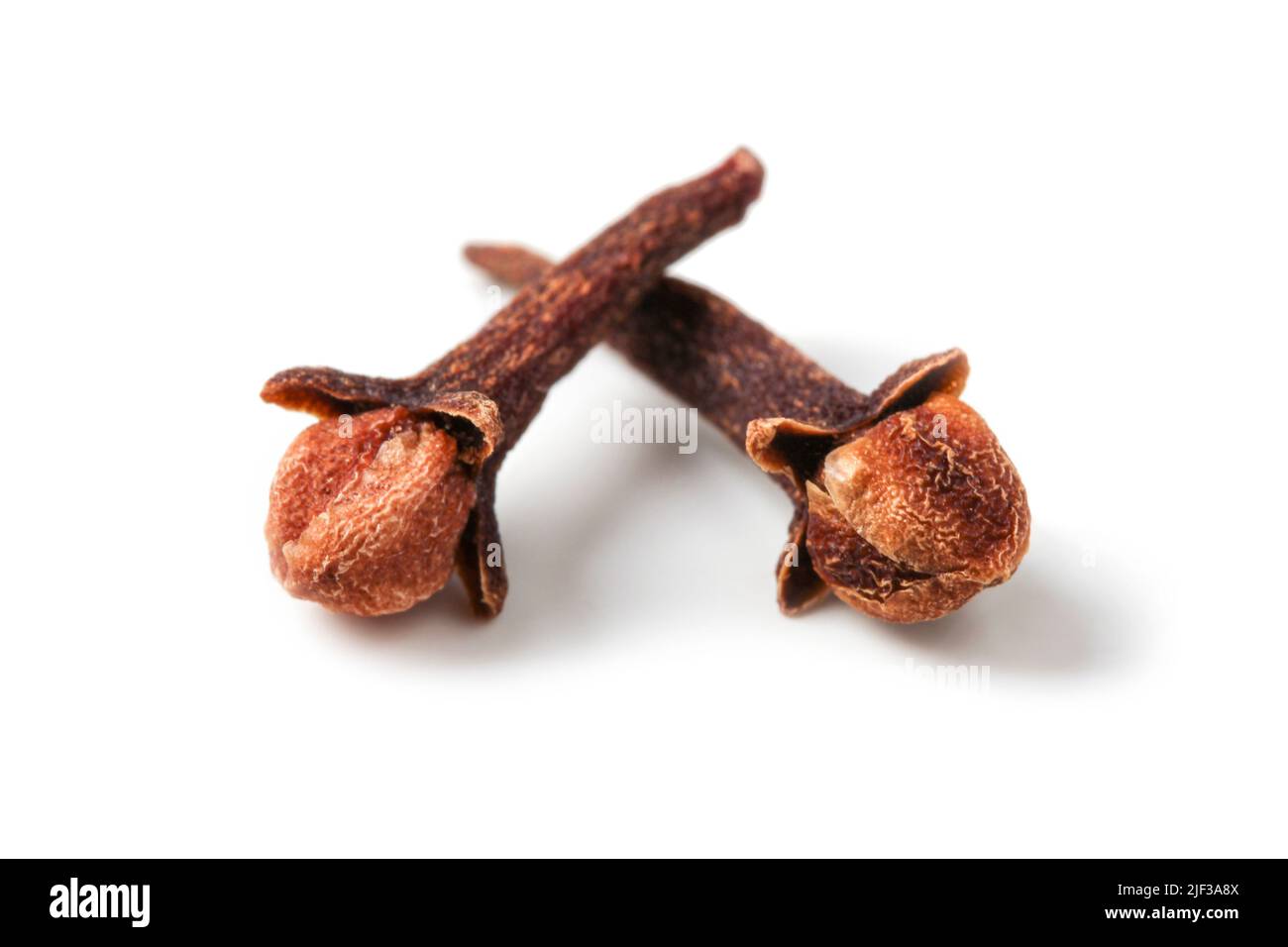 Dried cloves close up isolated on white Stock Photo - Alamy