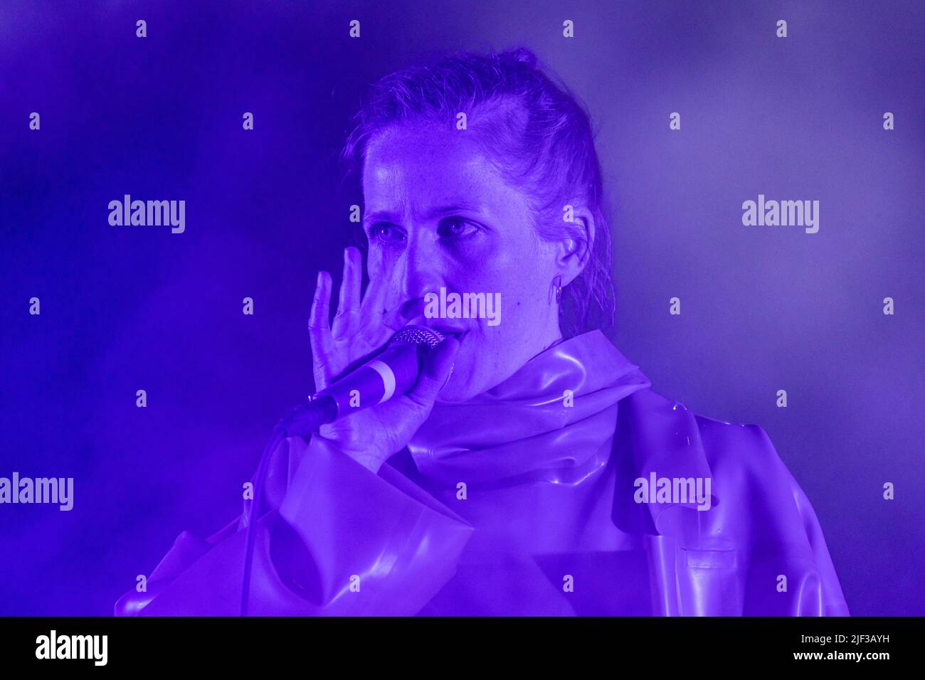 Roskilde, Denmark. 28th, June 2022. The Norwegian duo Soft as Snow ...