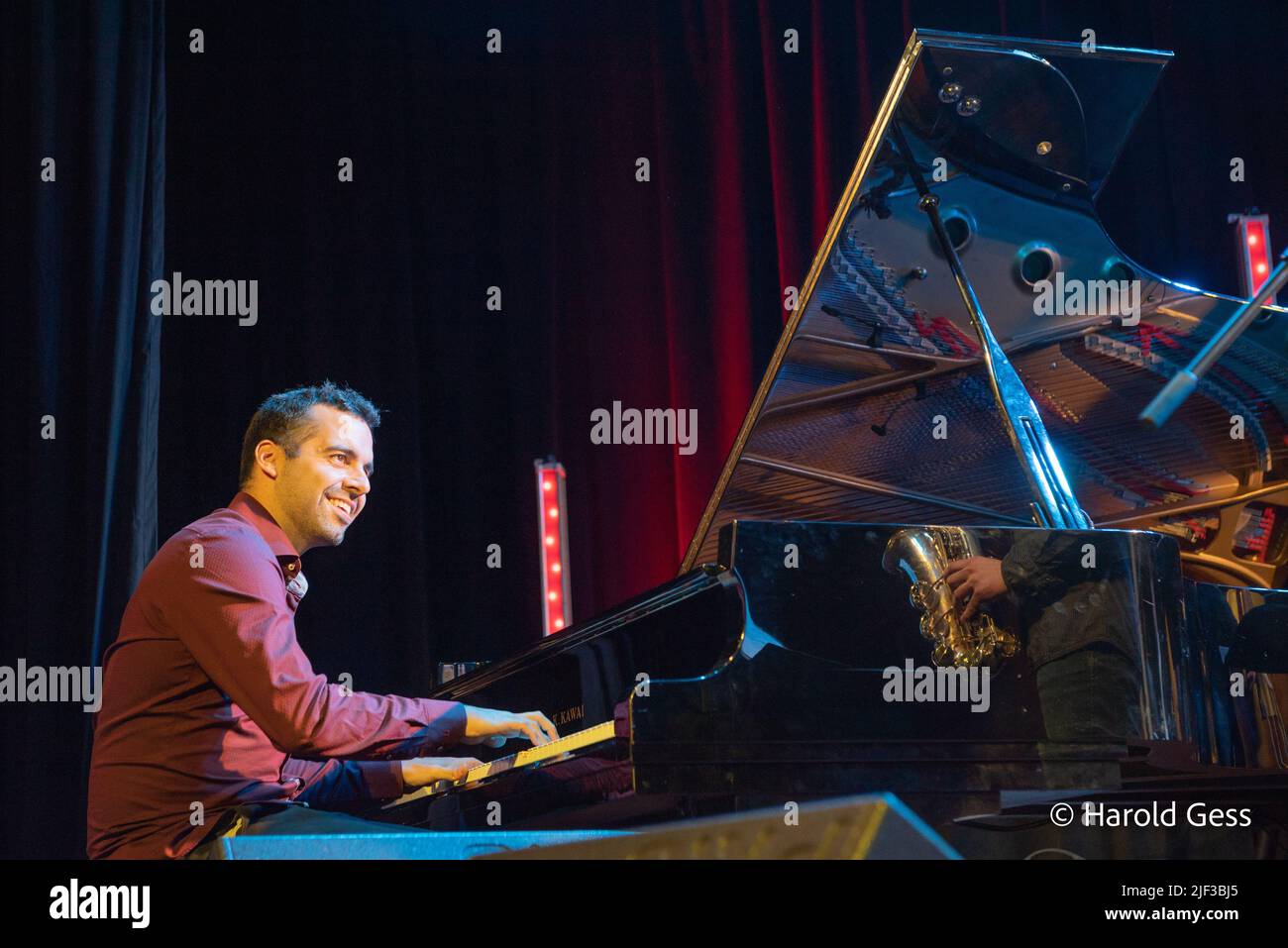 Spanish jazz pianist Xavi Torres performing at the National Arts ...
