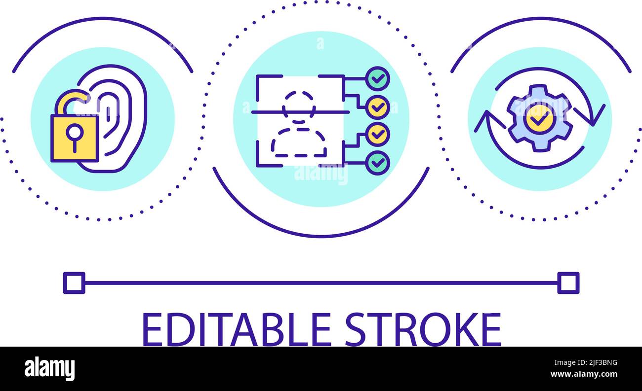 Abstract facial features Stock Vector Images - Alamy