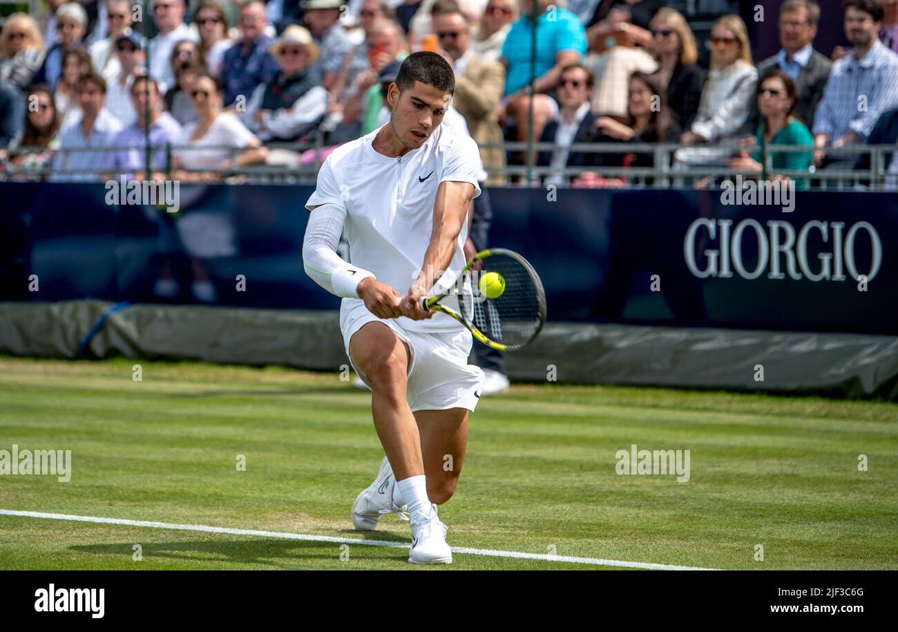 Carlos alcaraz backhand hi-res stock photography and images - Alamy
