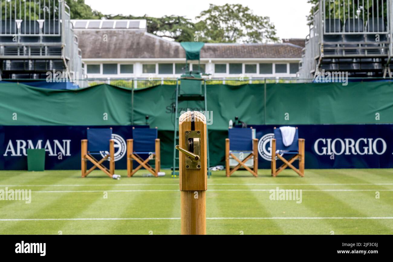London, UK. 25th June, 2022. The Hurlingham Club ready for the the ...