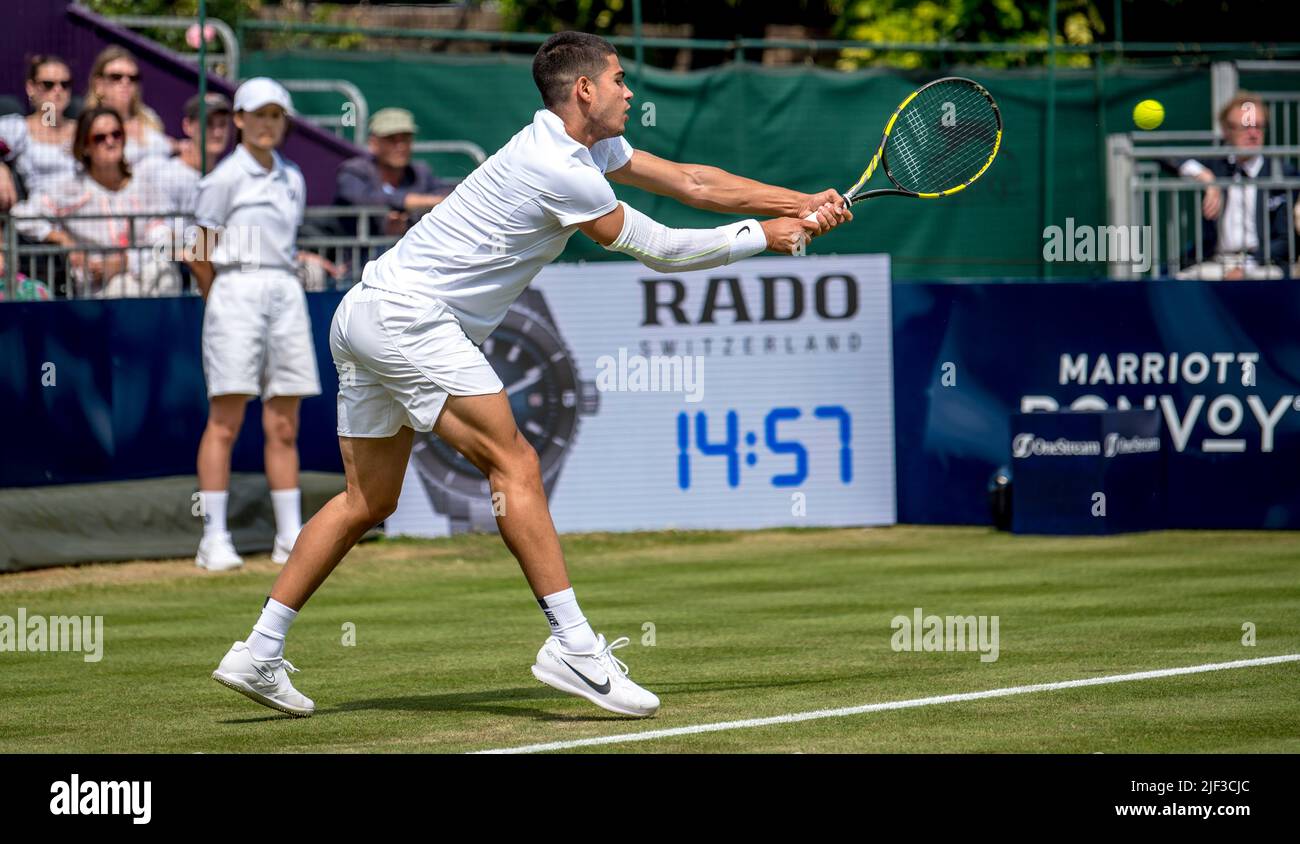 Carlos alcaraz backhand hi-res stock photography and images - Alamy