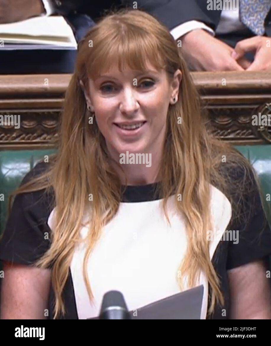 Deputy Labour Leader Angela Rayner listens as Deputy Prime Minister ... Deputy Labour Leader Angela Rayner listens as Deputy Prime Minister ...