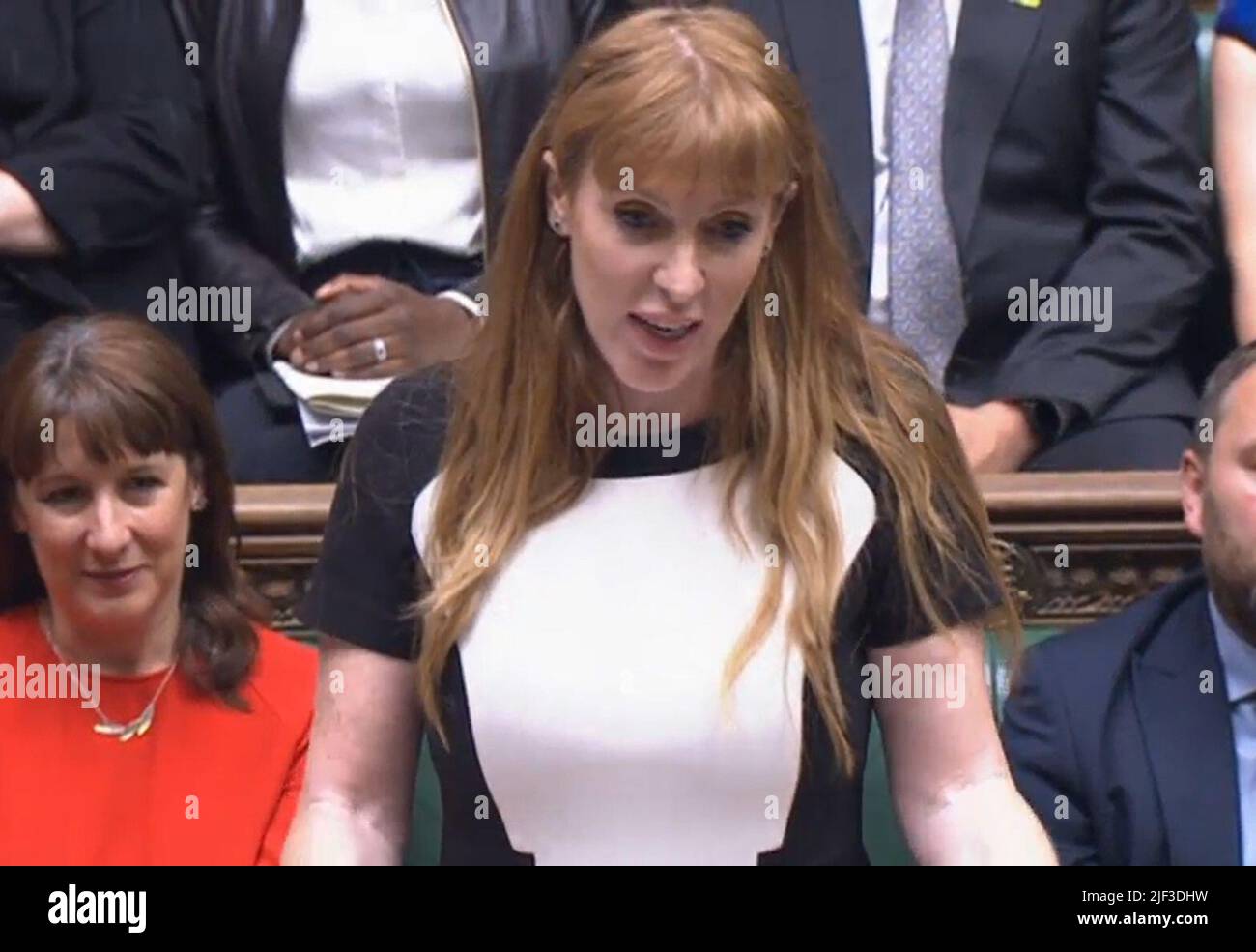 Deputy Labour Leader Angela Rayner speaks during Prime Minister's ...