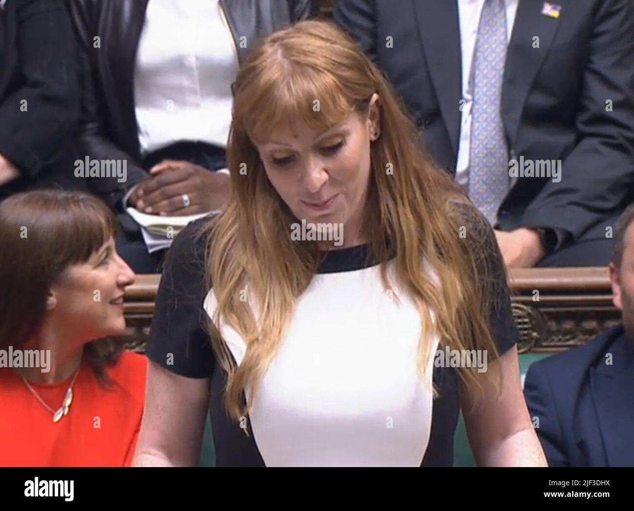 Deputy Labour Leader Angela Rayner speaks during Prime Minister's ...