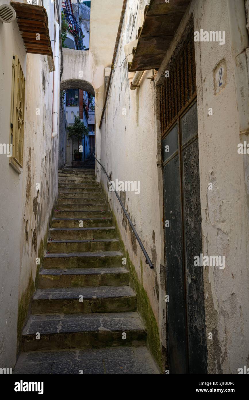 Staircase between residential buildings hi-res stock photography and ...
