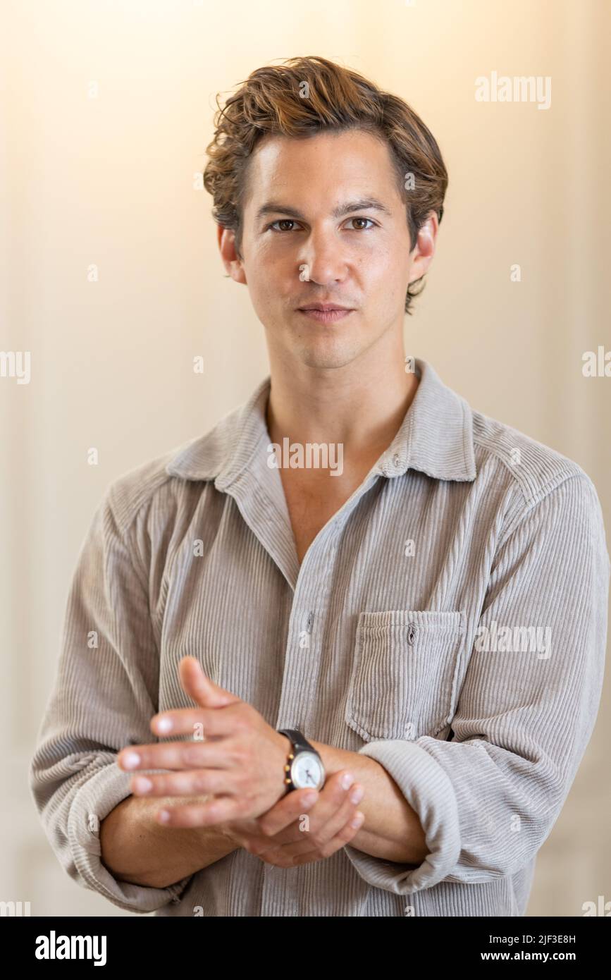 Munich, Germany. 28th June, 2022. Tim Oliver Schultz, actor, during a ...