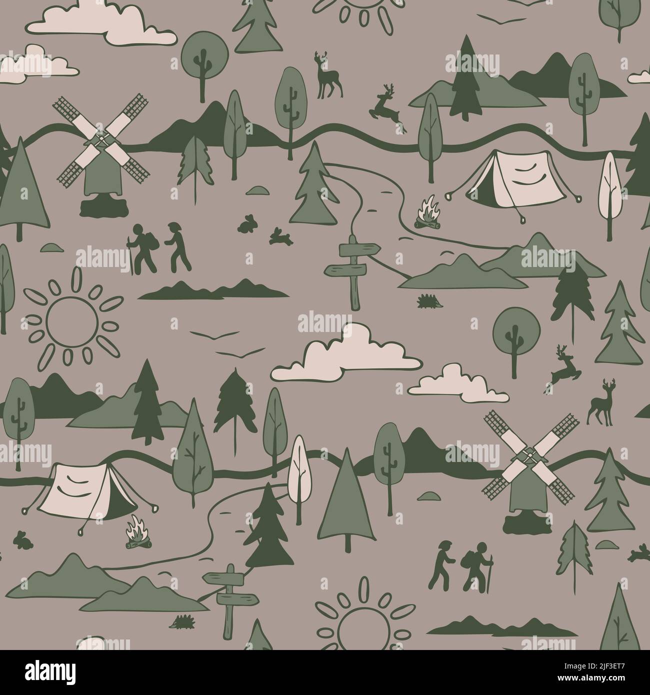 Outdoor fashion travel Stock Vector Images - Alamy