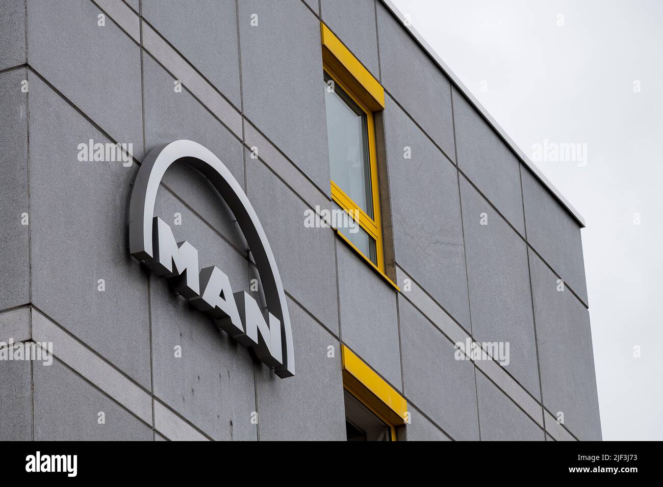 Nuremberg, Germany. 29th June, 2022. The logo of Bavarian commercial ...