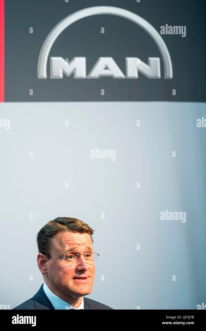 Nuremberg, Germany. 29th June, 2022. Alexander Vlaskamp, CEO of MAN ...