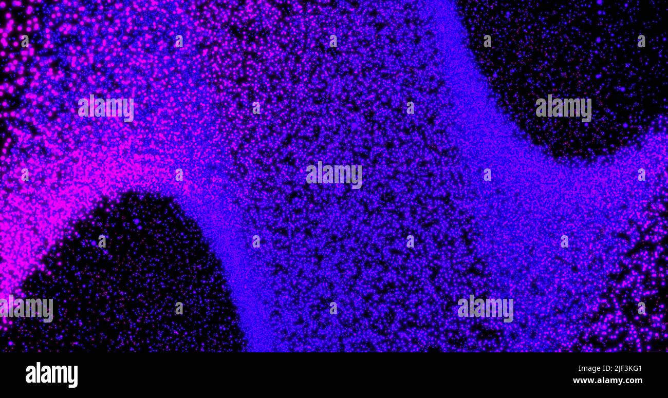 Image of moving shapes on black background Stock Photo - Alamy
