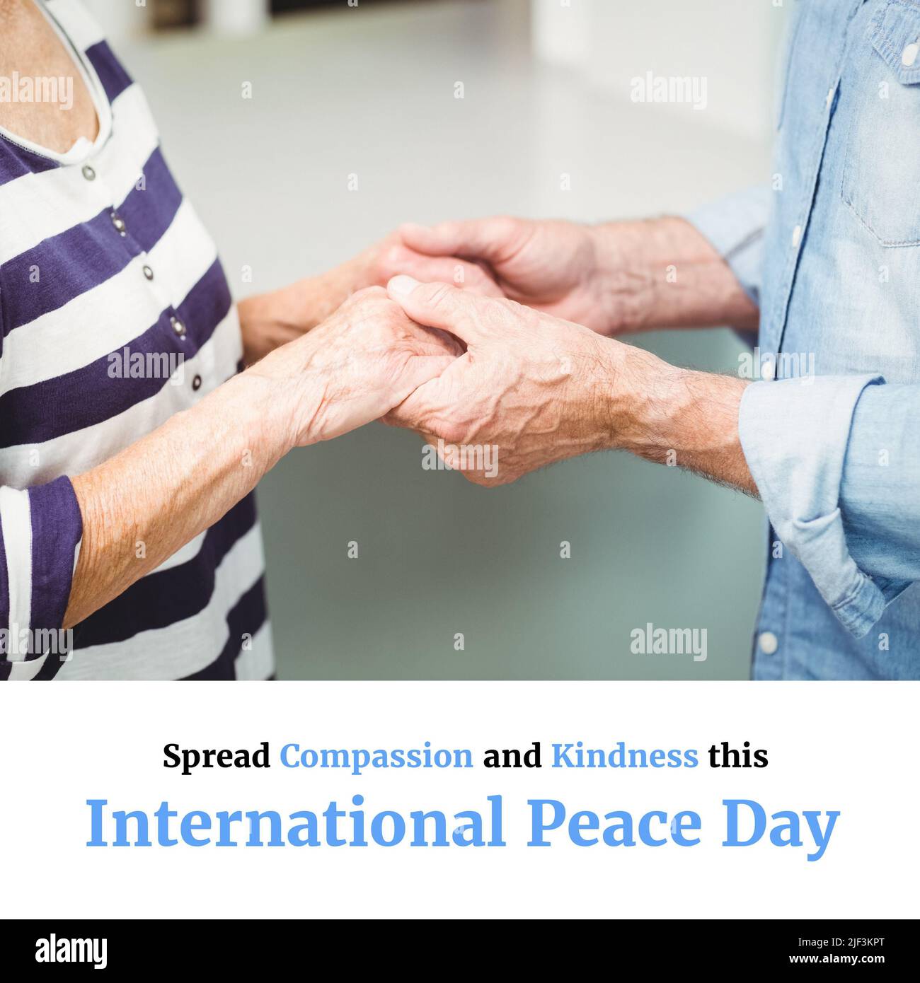 Holding hands peace hi-res stock photography and images - Alamy