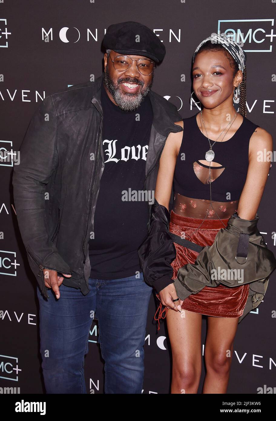 WEST HOLLYWOOD, CA - JUNE 28: (L-R) Kadeem Hardison and Sophia Hardison ...