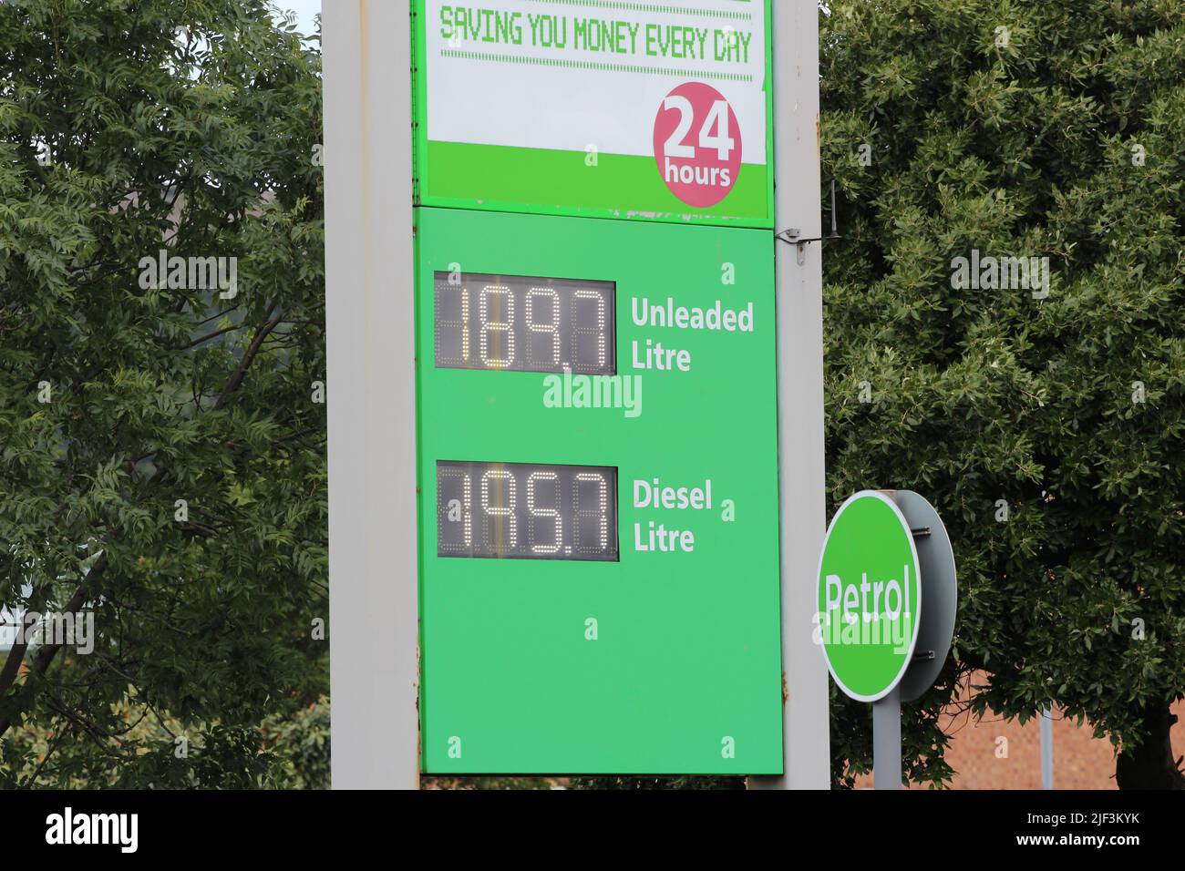 Price of fuel UK Stock Photo - Alamy