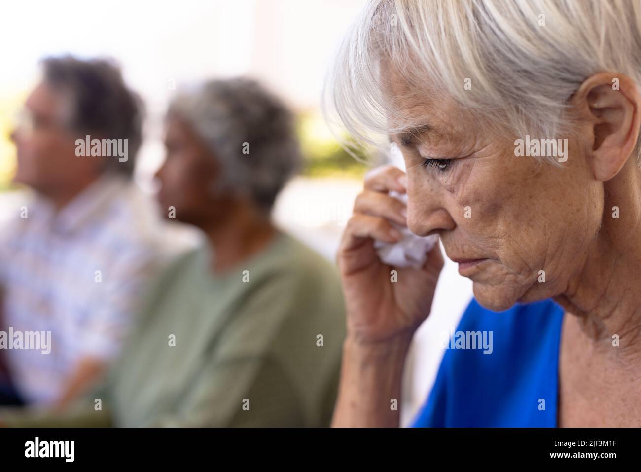Depressed asian senior hi-res stock photography and images - Alamy