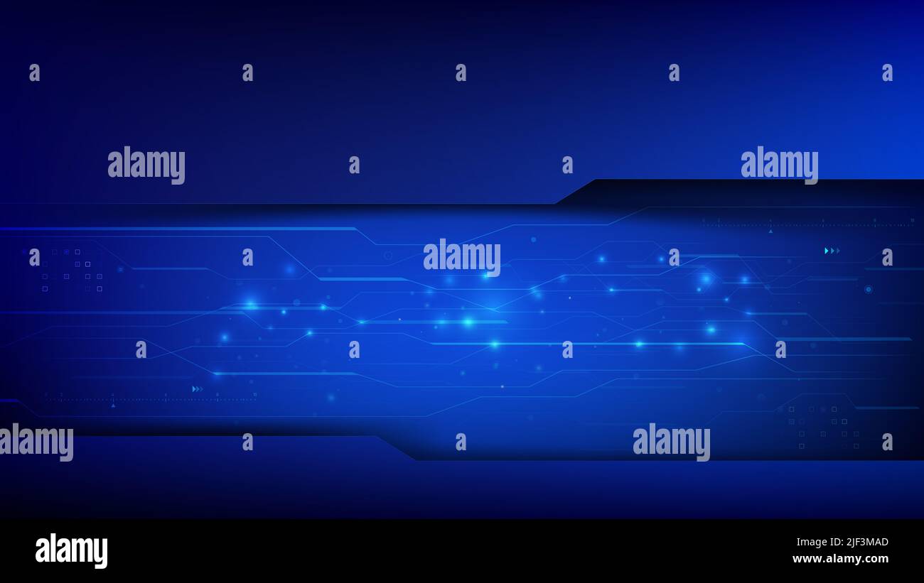 Futuristic abstract background cyber technology sci-fi concept. Overlap ...