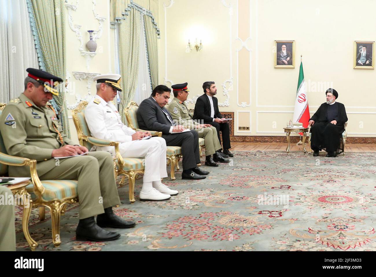 Tehran, Tehran, Iran. 28th June, 2022. Iranian President EBRAHIM RAISI ...