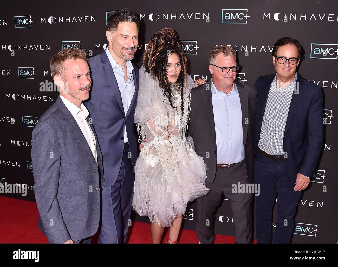 WEST HOLLYWOOD, CA - JUNE 28: (L-R) Dominic Monaghan, Joe Manganiello ...