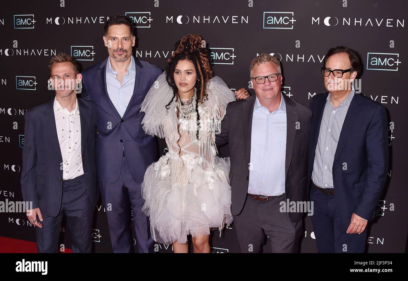 WEST HOLLYWOOD, CA - JUNE 28: (L-R) Dominic Monaghan, Joe Manganiello ...