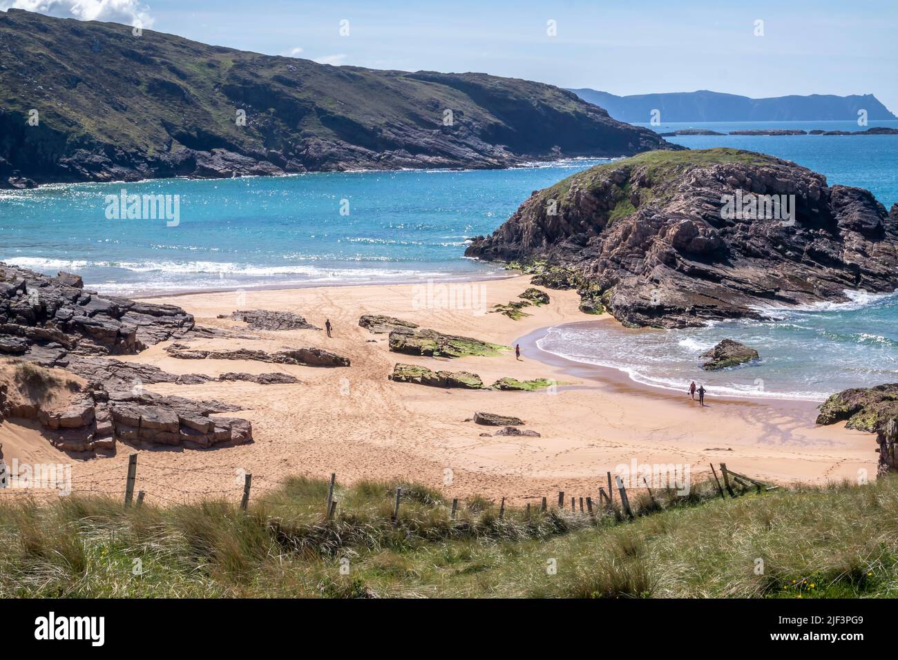 The Murder Hole beach, officially called Boyeeghether Bay in County ...