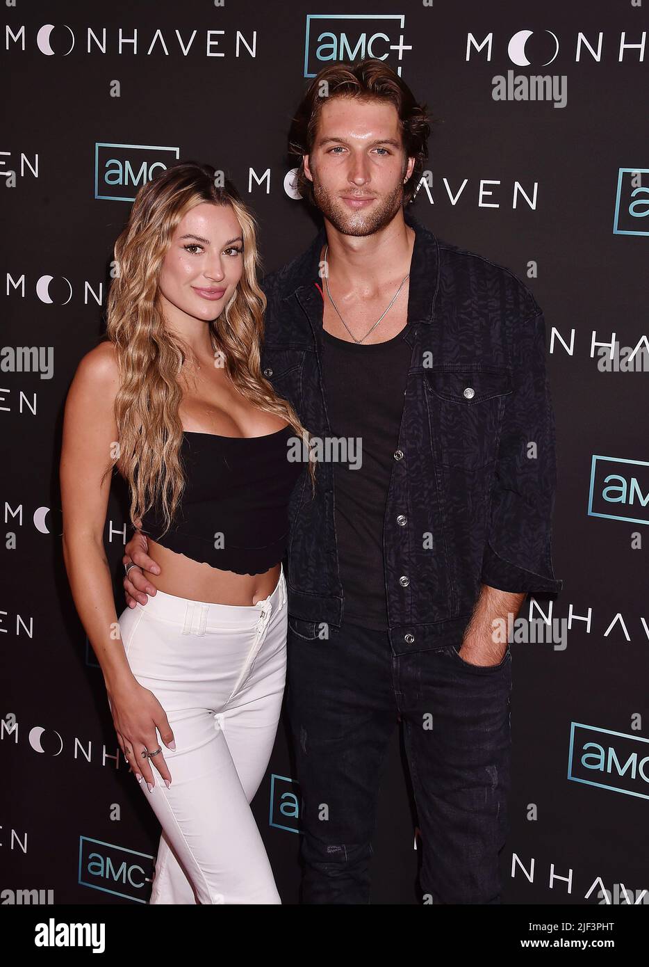 West Hollywood, Ca. 28th June, 2022. Zak Steiner (R) and guest attend AMC Original Series ...