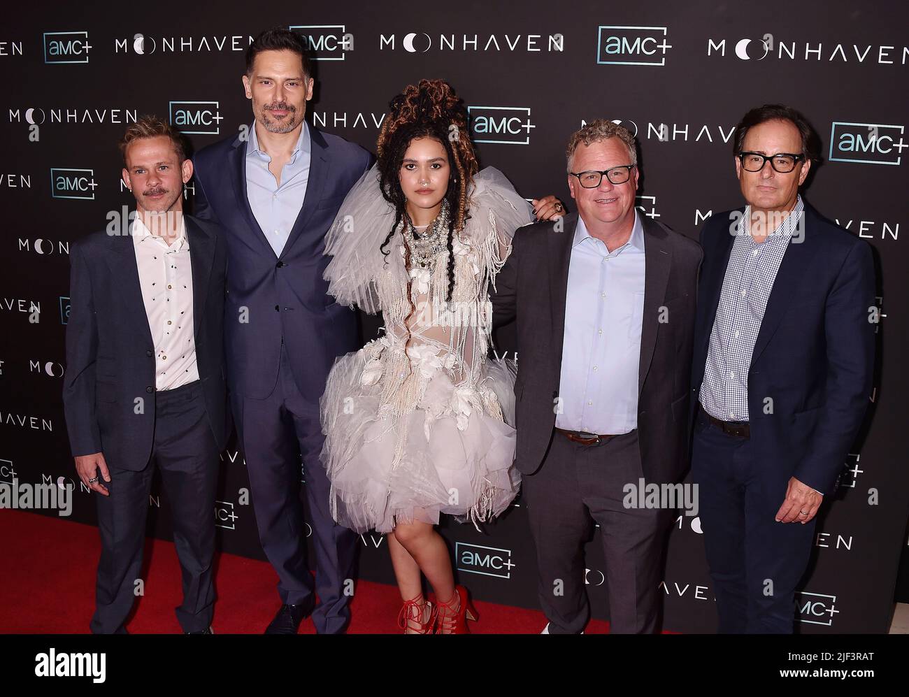 West Hollywood, Ca. 28th June, 2022. (L-R) Dominic Monaghan, Joe Manganiello, Emma McDonald and ...