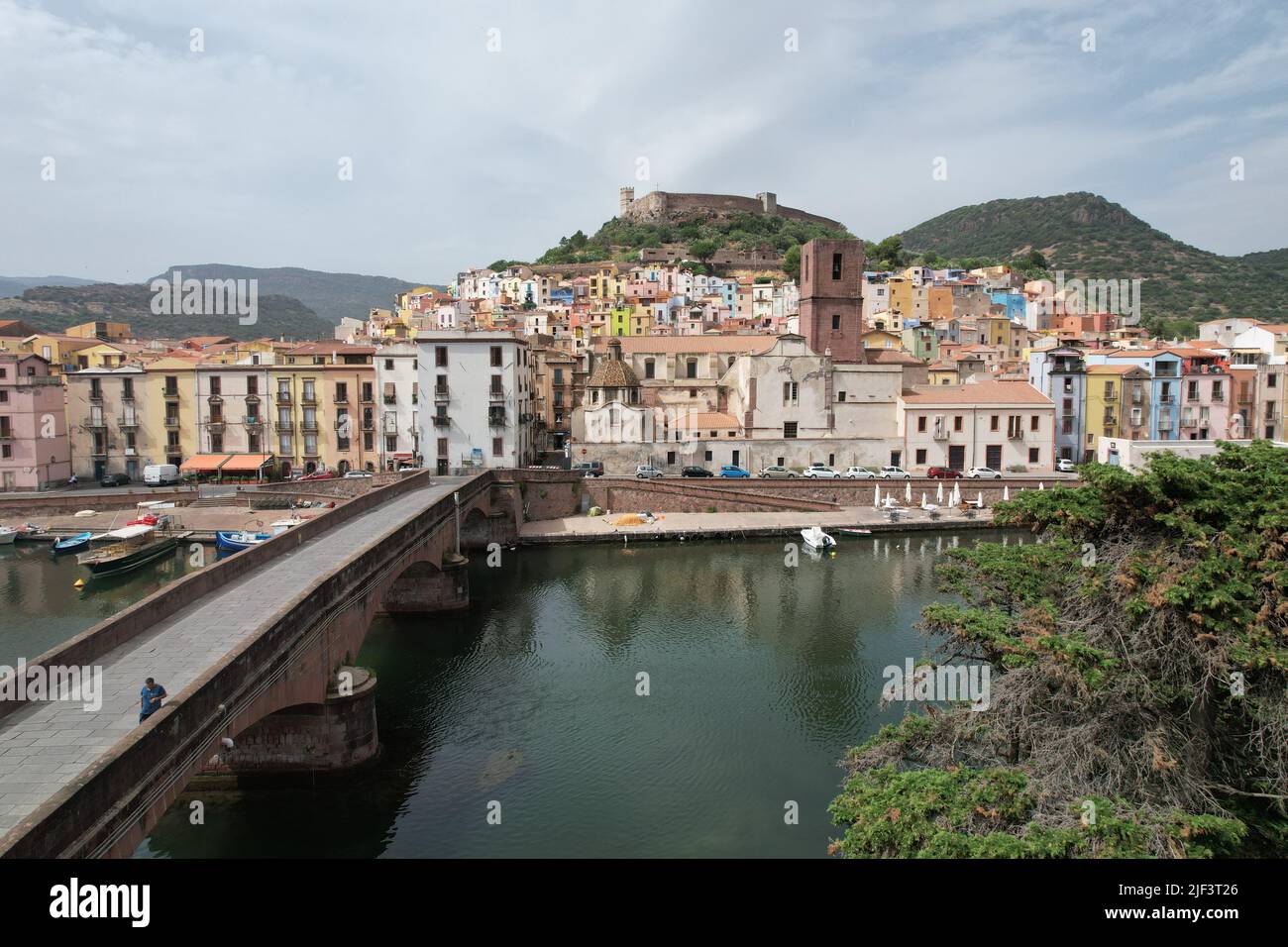 Colourful houses bosa sardinia italy hi-res stock photography and ...