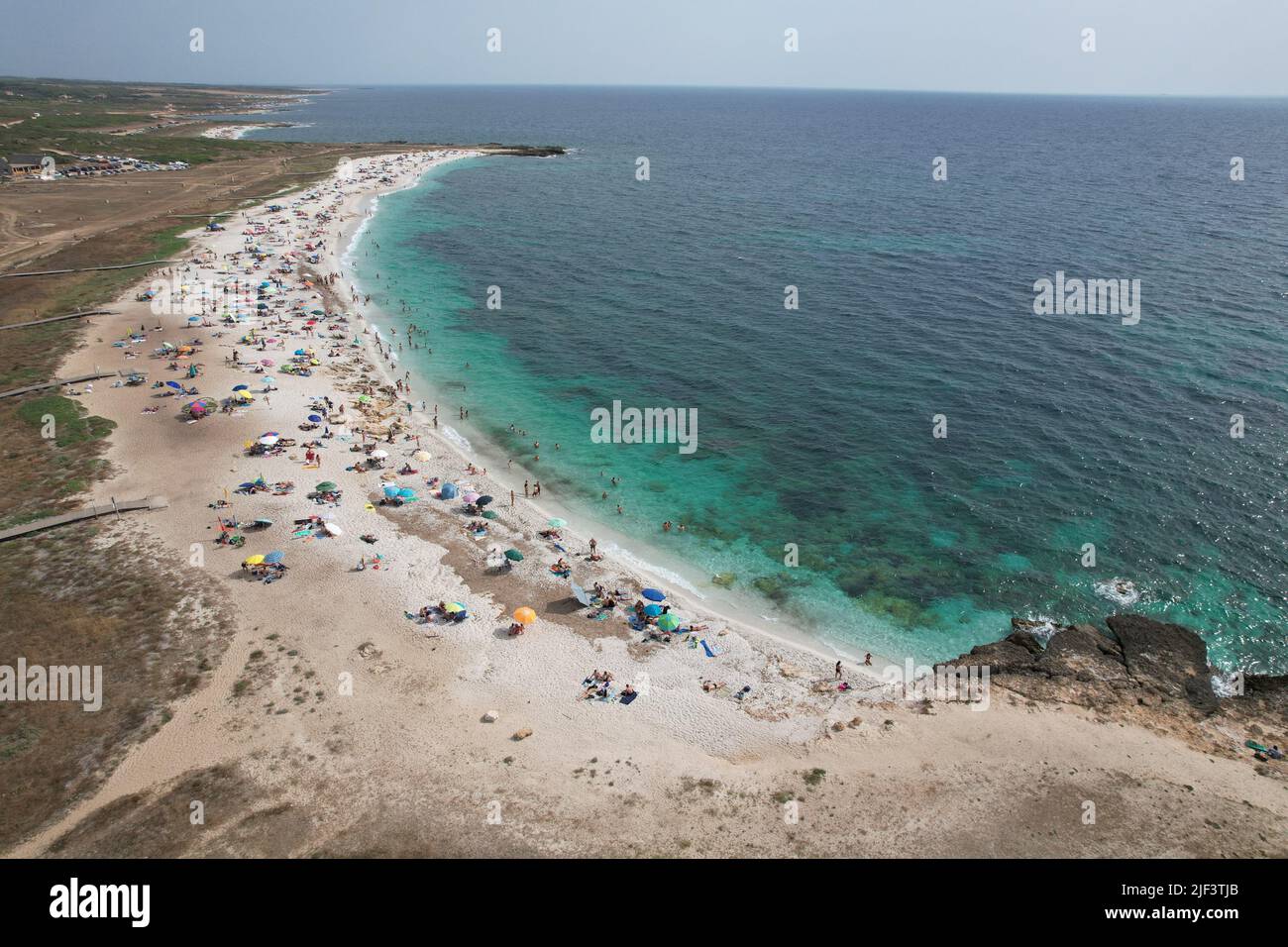 Is Arutas Beach, Sardinia, Italy. Drone View Stock Photo - Alamy
