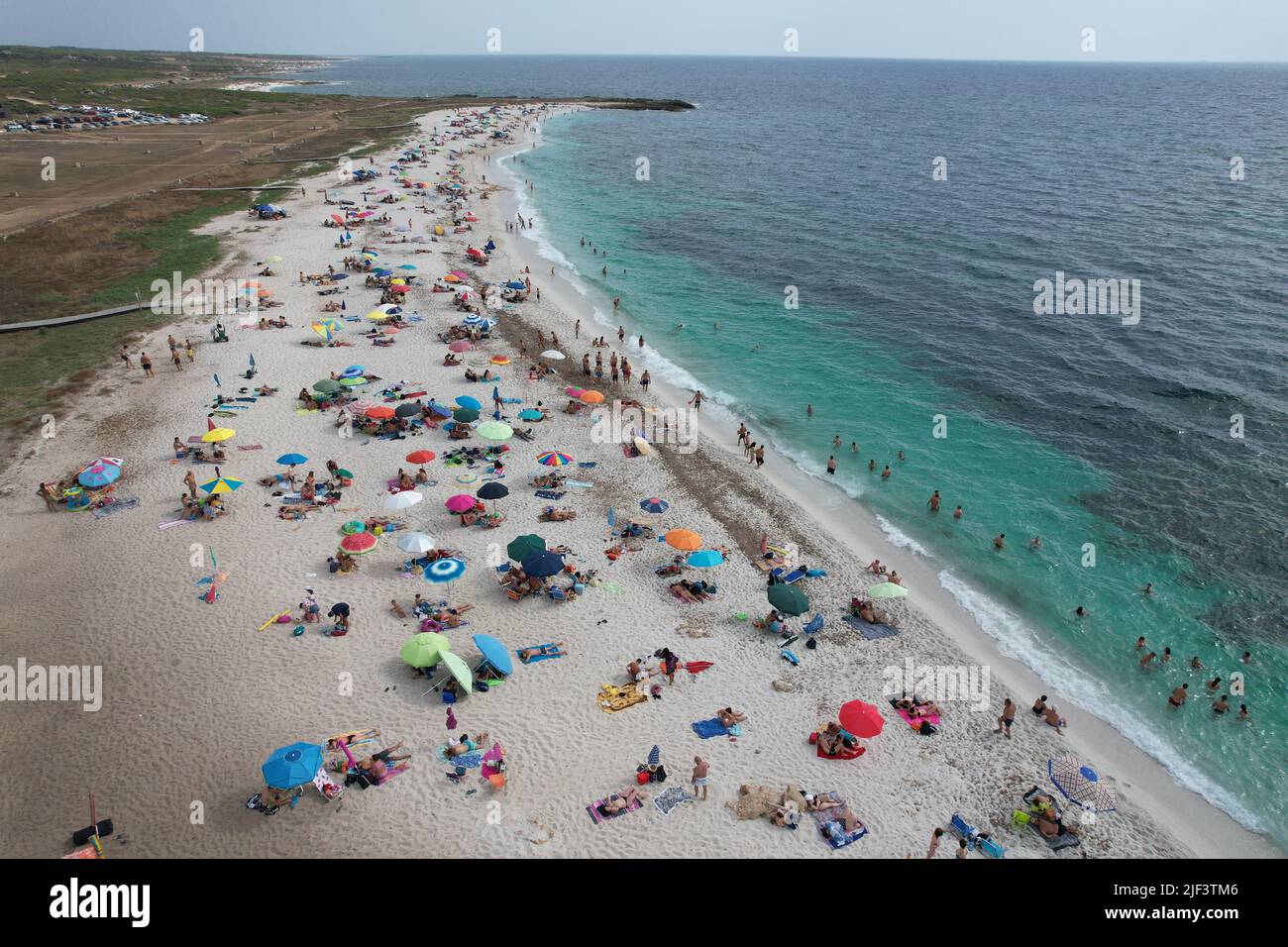 Is Arutas Beach, Sardinia, Italy. Drone View Stock Photo - Alamy