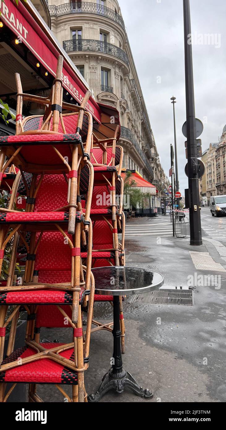 Street and life in Paris France Stock Photo - Alamy