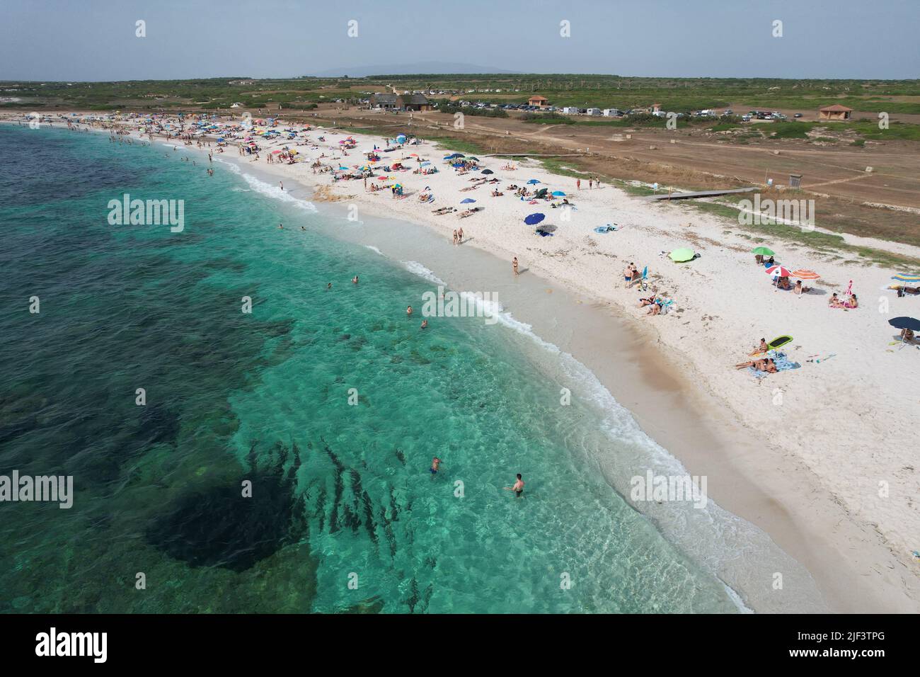Is Arutas Beach, Sardinia, Italy. Drone View Stock Photo - Alamy