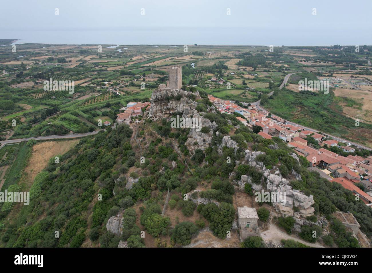 Castello della Fava, Posada, Sardinia, Italy Stock Photo - Alamy
