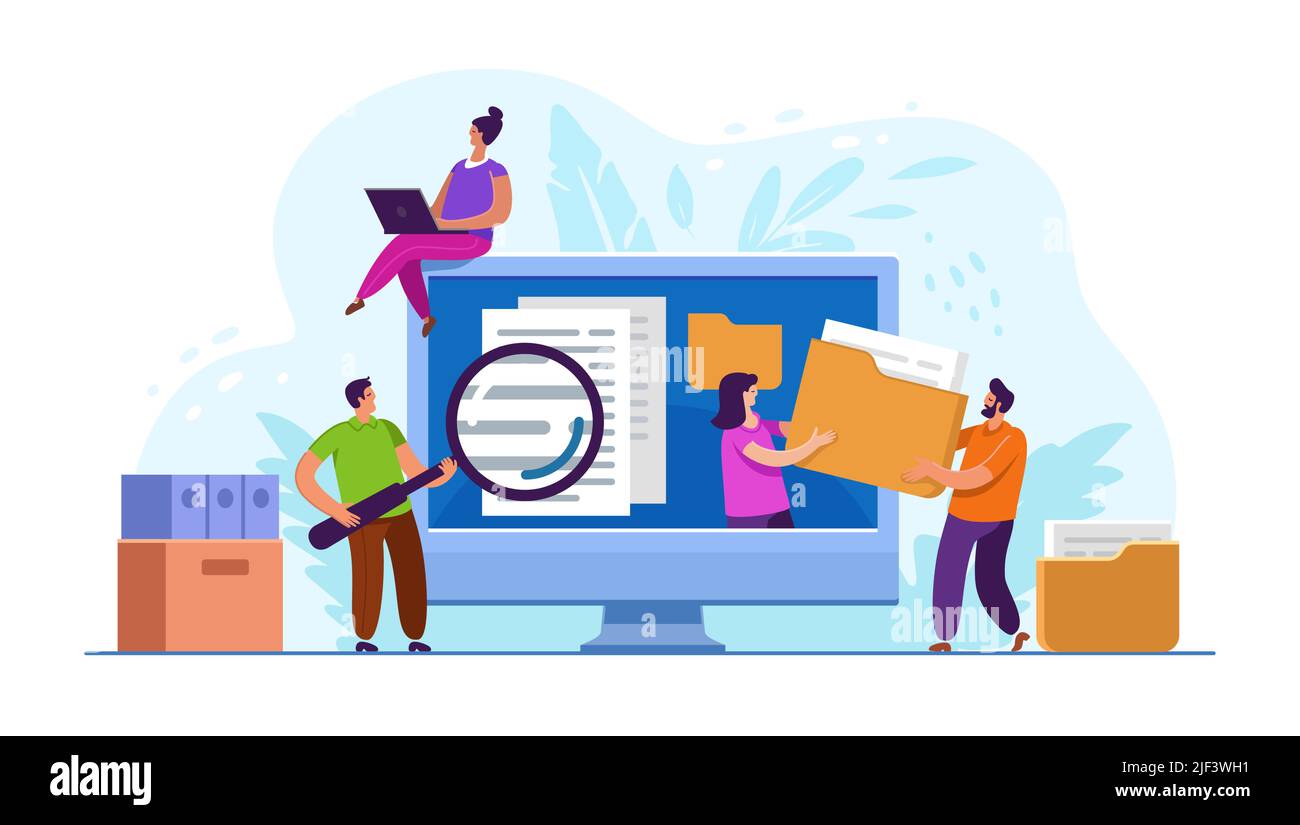 Teamwork in logistics Stock Vector Images - Alamy