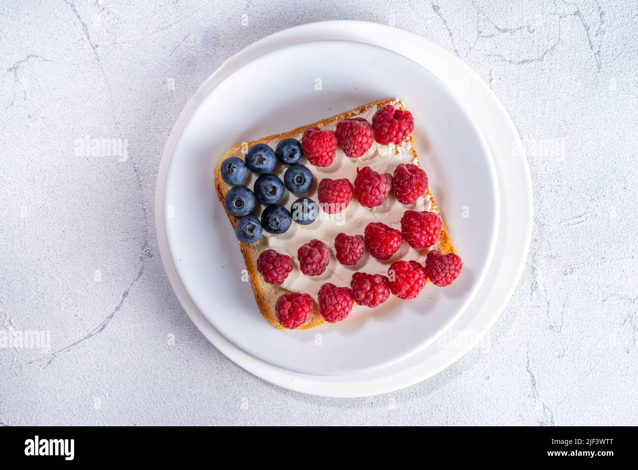 American holiday USA independence food, recipe idea July 4 breakfast or ...