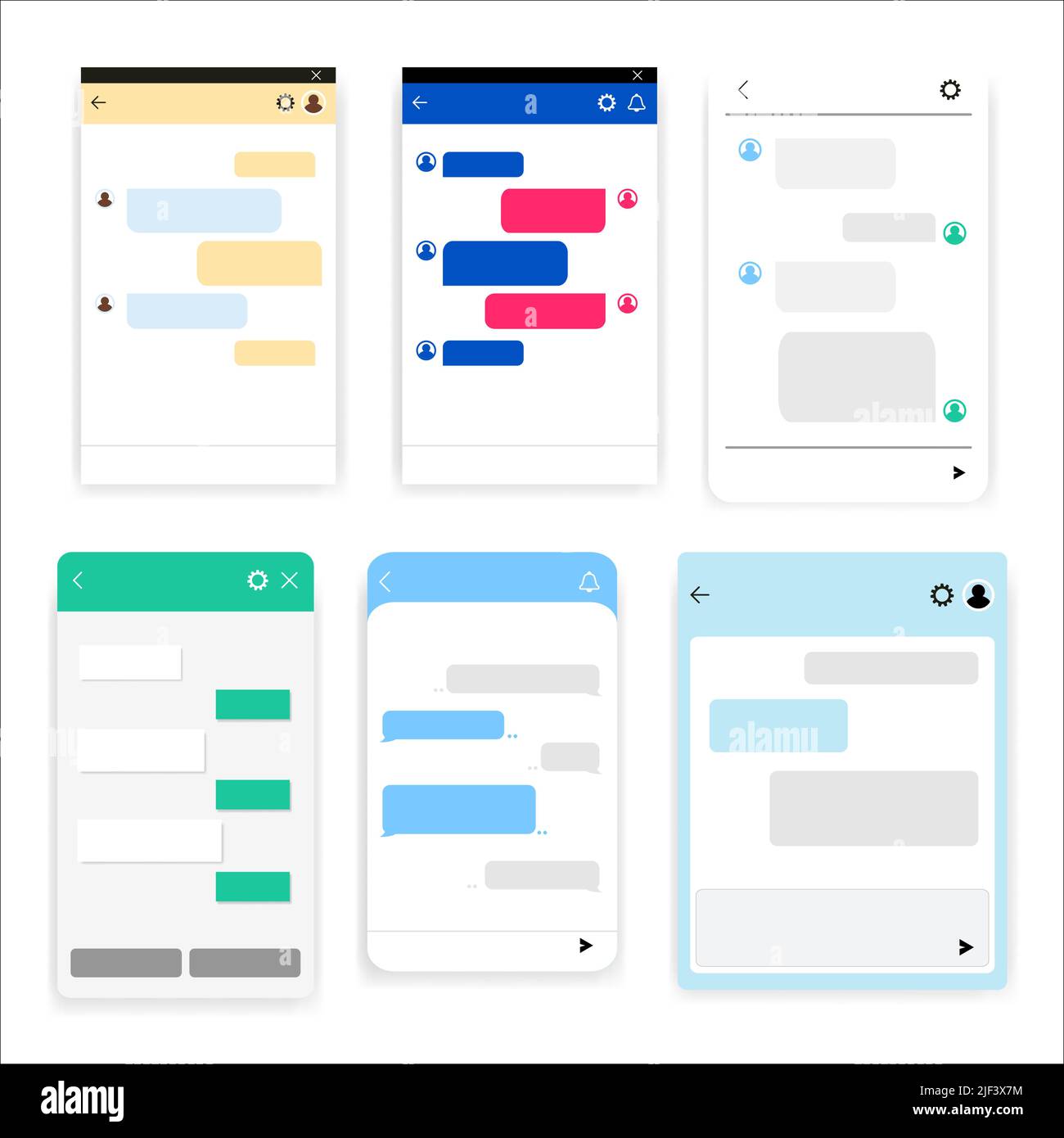 Chatbot window Cut Out Stock Images & Pictures - Alamy