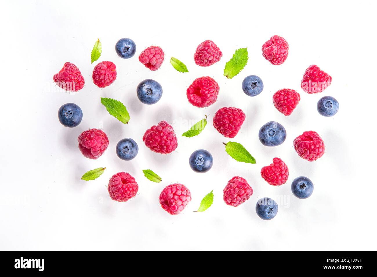 Fresh berries isolate on white background. Isolated raspberry ...