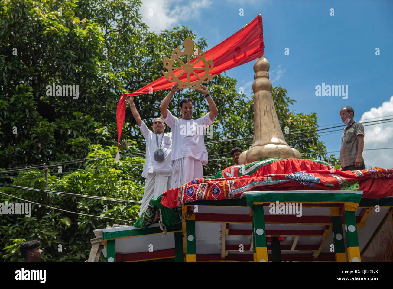 Kolkata, India. 29th June, 2022. Lord Jagannath Ratha Yatra or Chariot Festival in Kolkata ...