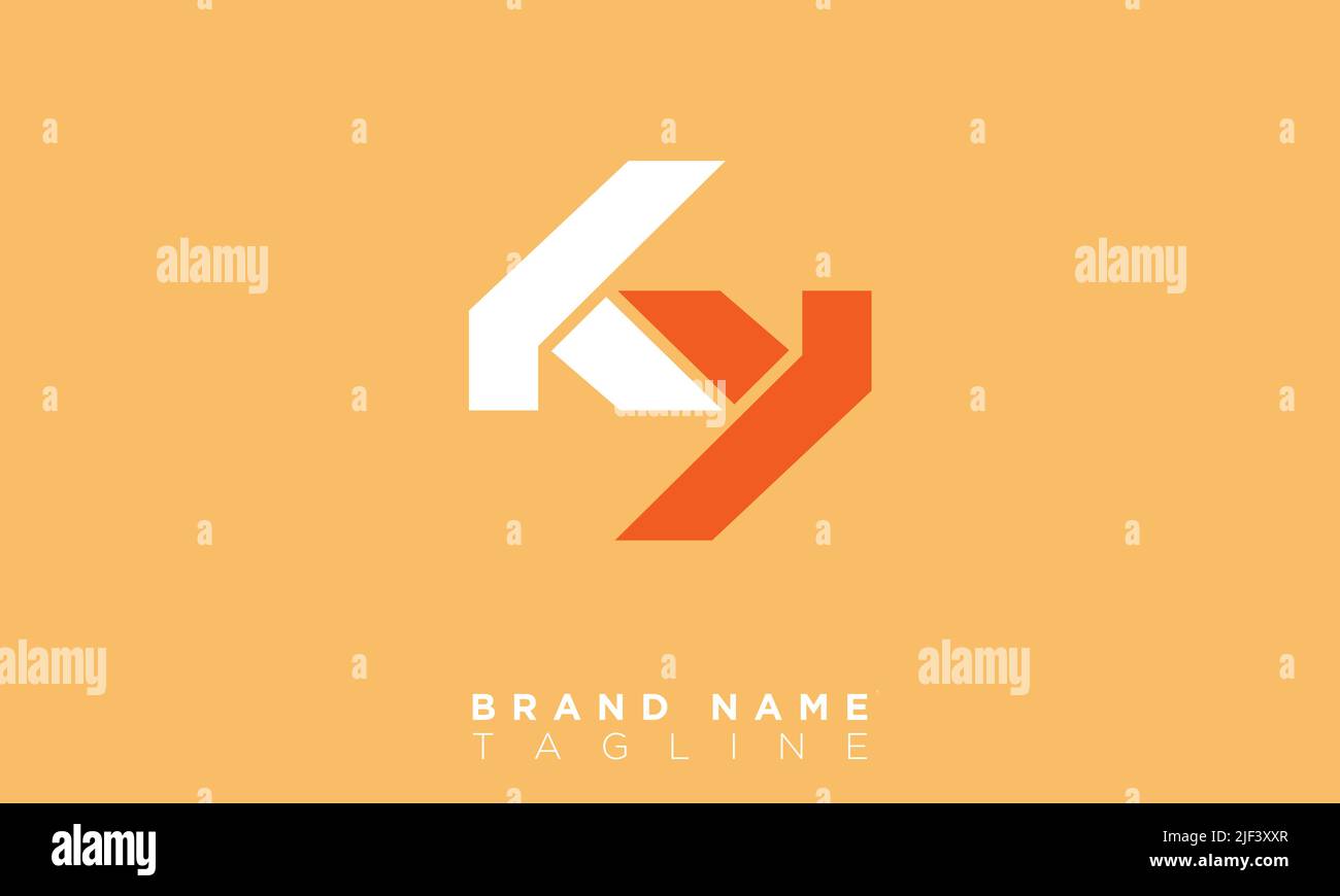 KY Alphabet letters Initials Monogram logo Stock Vector Image & Art - Alamy