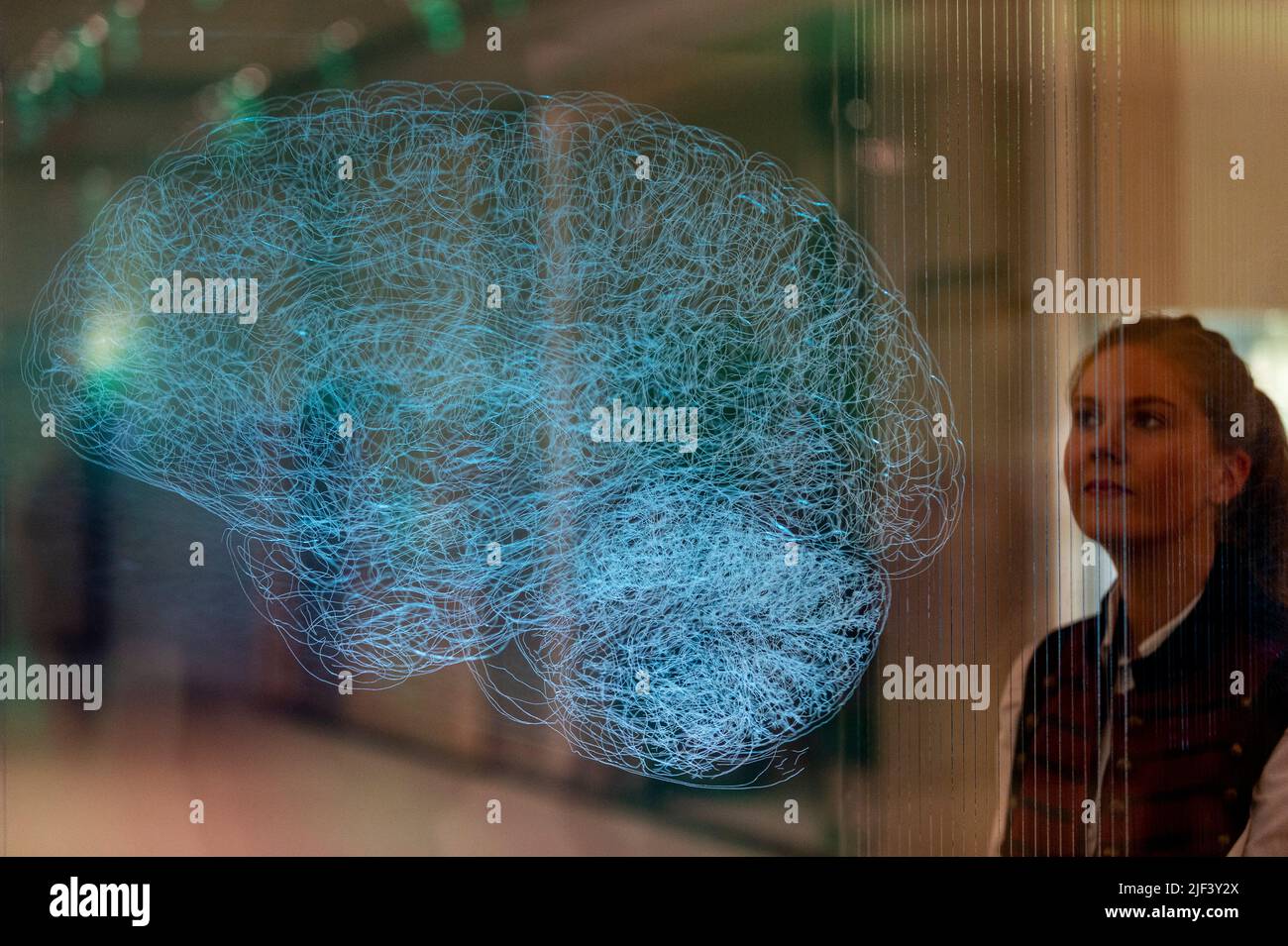 London, UK. 29 June 2022. "The Last Frontier", 2021, by Angela Palmer ...