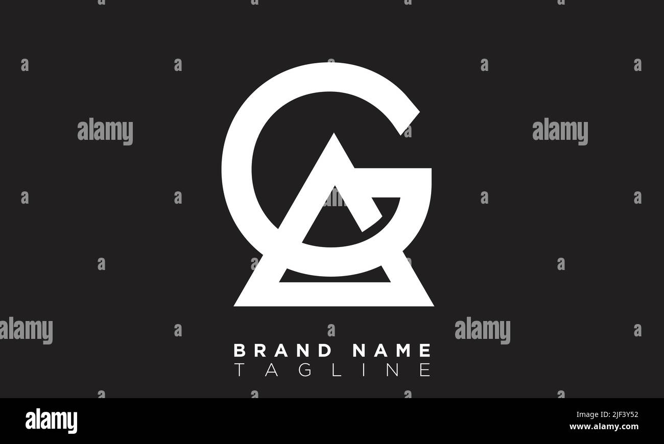 GA Alphabet letters Initials Monogram logo Stock Vector Image & Art - Alamy
