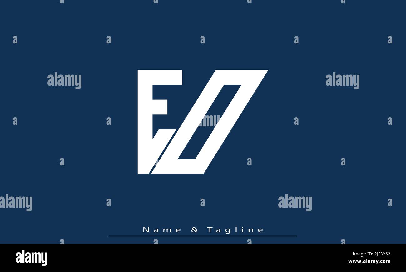 Letter eo logo hi-res stock photography and images - Alamy