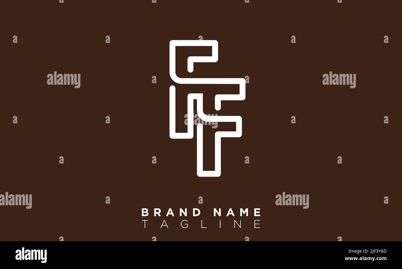 Letter ff logo hi-res stock photography and images - Alamy