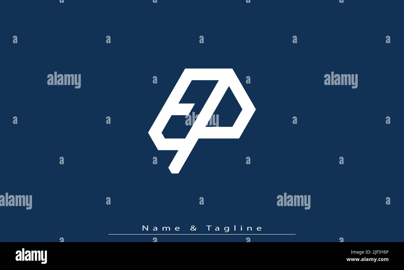 Letter ep logo Stock Vector Images - Alamy