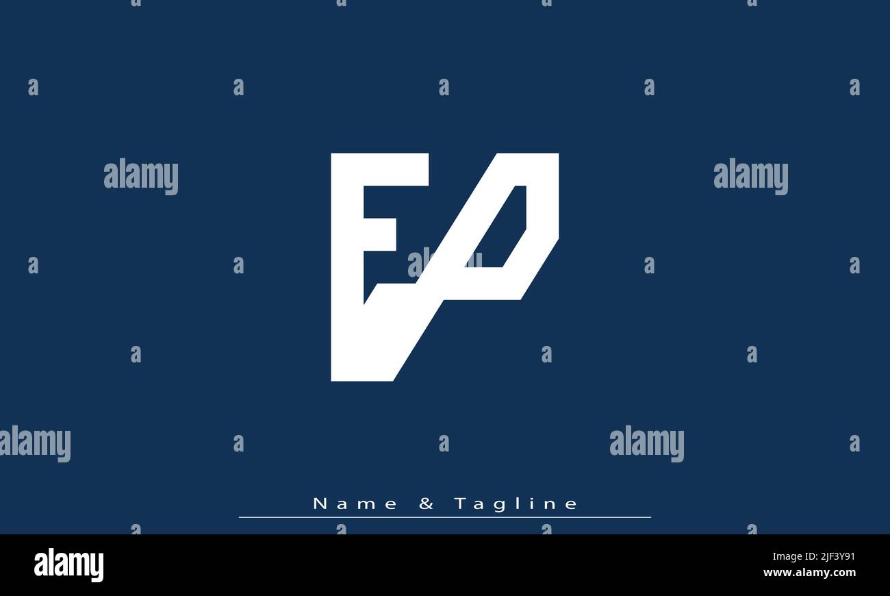 Letter ep logo hi-res stock photography and images - Alamy