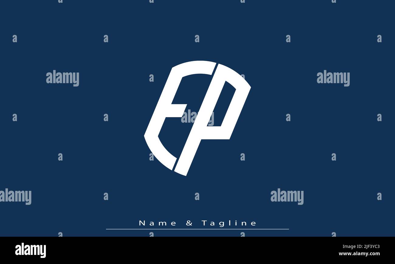 Letter ep logo hi-res stock photography and images - Alamy
